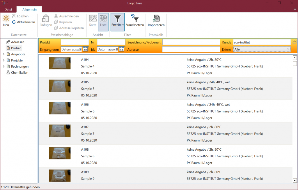 Logic Lims Probeneingang - Logic Lims
